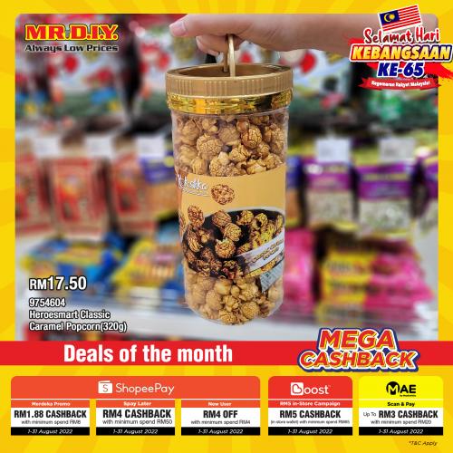 Now till 31 Aug 2022: MR DIY Delicious Snacks Merdeka Promotion ...