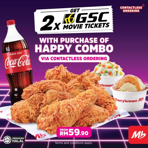 22 Aug 2022 Onward: Marrybrown Free 2x GSC Movie Tickets Promotion ...