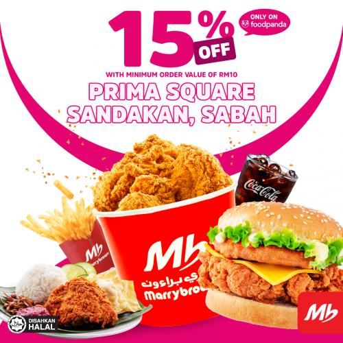 31 Aug 2022 Onward: Marrybrown Prima Square Sandakan FoodPanda Opening ...