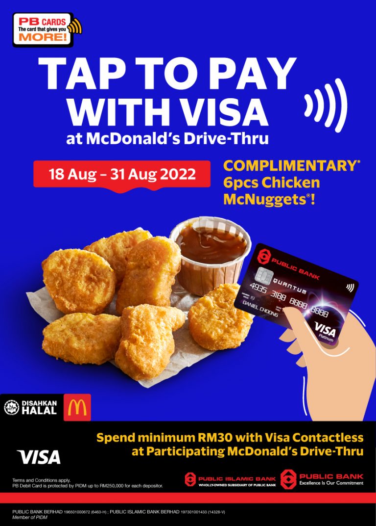 18-31 Aug 2022: McDonald's Drive Thru Promo with Public Bank ...