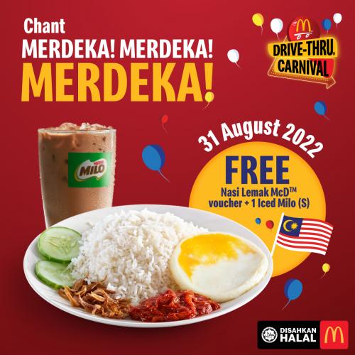 31 Aug 2022: McDonald's Merdeka Promotion - EverydayOnSales.com