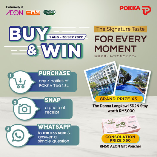 1 Aug-30 Sep 2022: POKKA Buy & Win Contest - EverydayOnSales.com