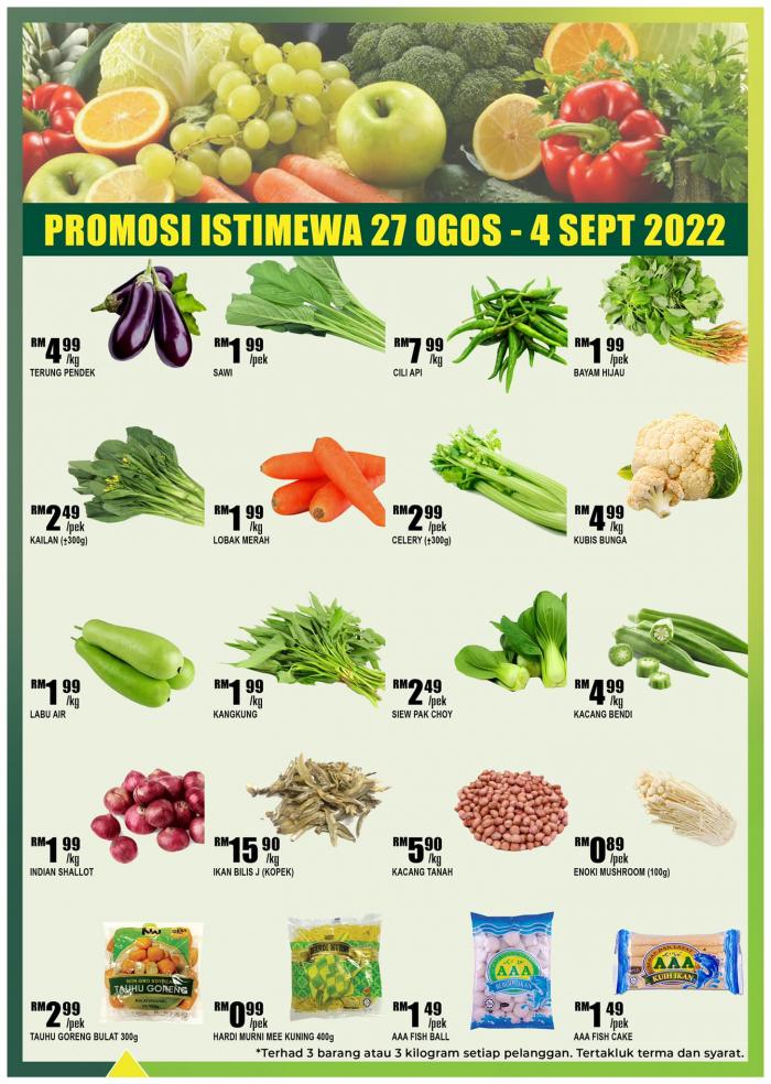 27 Aug-4 Sep 2022: Segi Fresh Opening Promotion at Lestari Perdana Seri ...