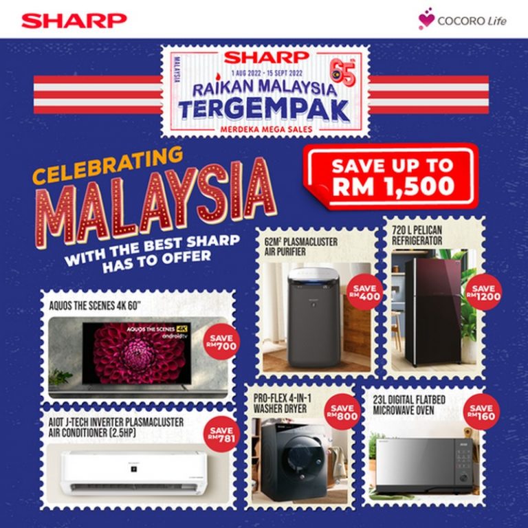 26 Aug 2022 Onward: Sharp Merdeka Promo - EverydayOnSales.com
