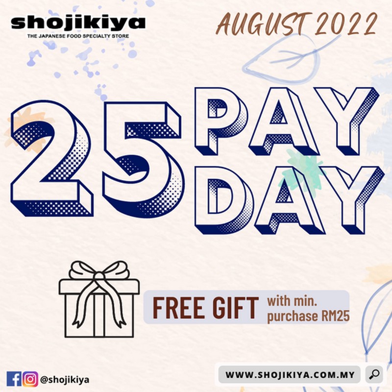 25 Aug 2022: Shojikiya Payday Sale - EverydayOnSales.com
