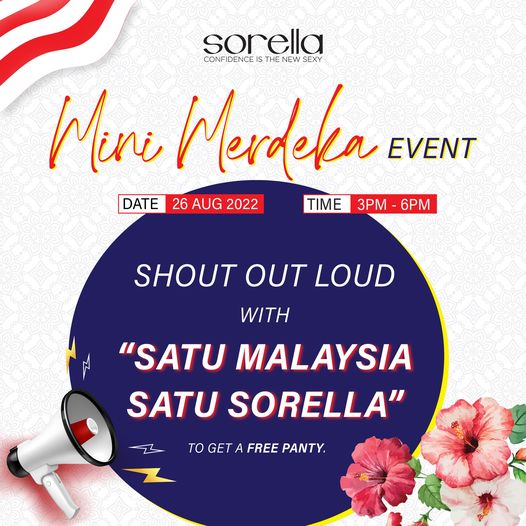 26 Aug 2022: Sorella Mini Merdeka Event - EverydayOnSales.com