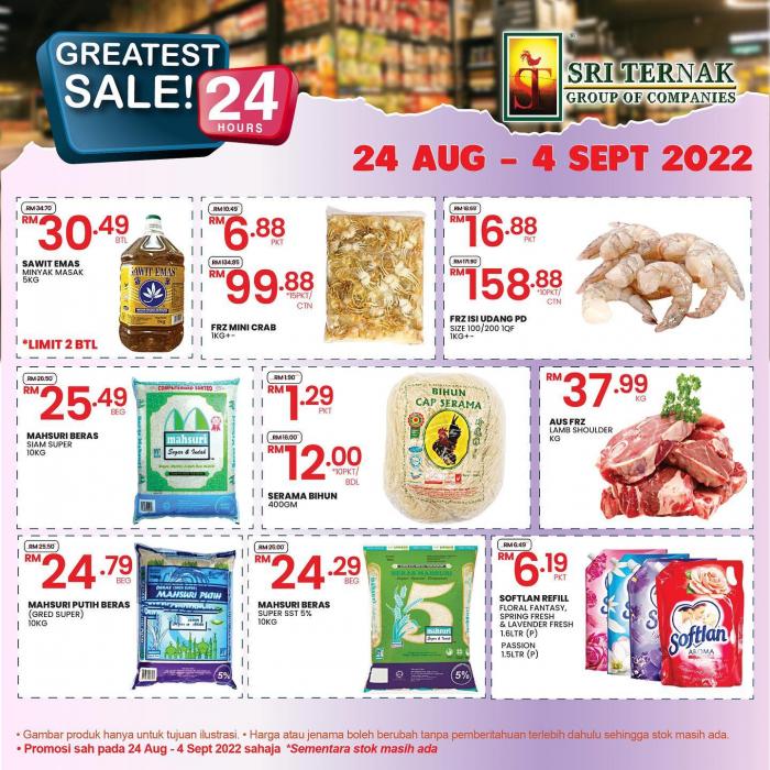 24 Aug-4 Sep 2022: Sri Ternak & ST Rosyam Greatest Sale Promotion ...