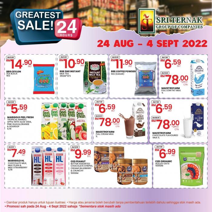 24 Aug-4 Sep 2022: Sri Ternak & ST Rosyam Greatest Sale Promotion ...