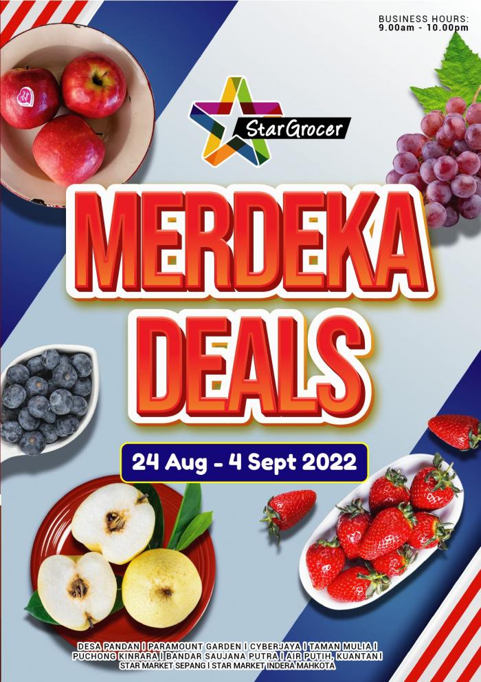 24 Aug-4 Sep 2022: Star Grocer Merdeka Deals Promotion ...