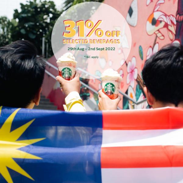 29 Aug-2 Sep 2022: Starbucks Merdeka Promotion - EverydayOnSales.com