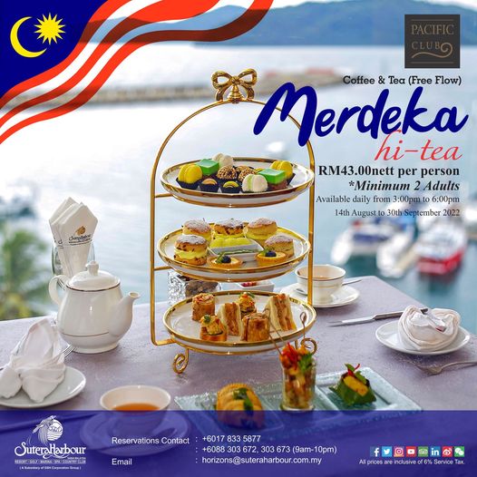 14 Aug-30 Sep 2022: Sutera Harbour Resort Merdeka Hi-Tea Deal ...