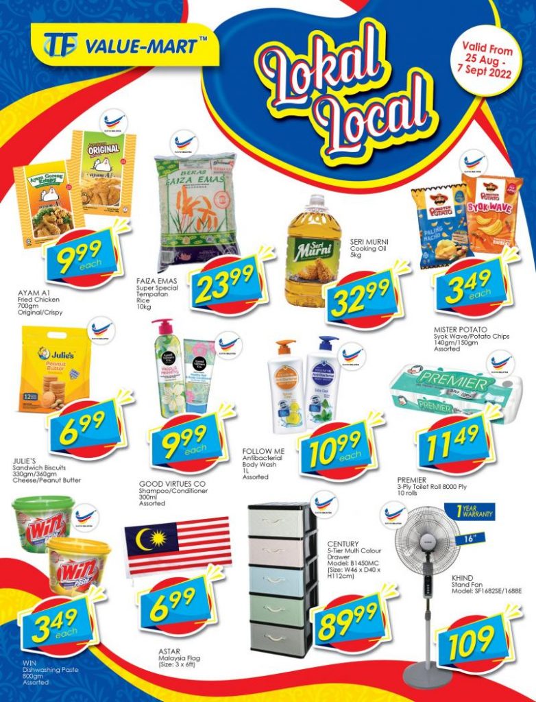 25 Aug-7 Sep 2022: TF Value-Mart Merdeka Promotion Catalogue ...