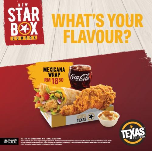 29 Aug 2022 Onward: Texas Chicken Star Box Combos - EverydayOnSales.com