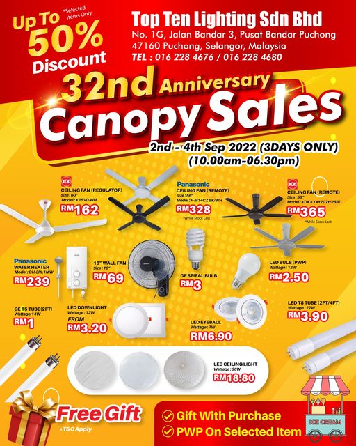 2-4 Sep 2022: Top Ten Canopy Sale - EverydayOnSales.com