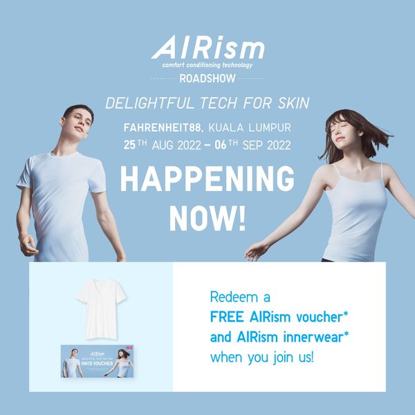 25 Aug-6 Sep 2022: UNIQLO AIRism Promo - EverydayOnSales.com