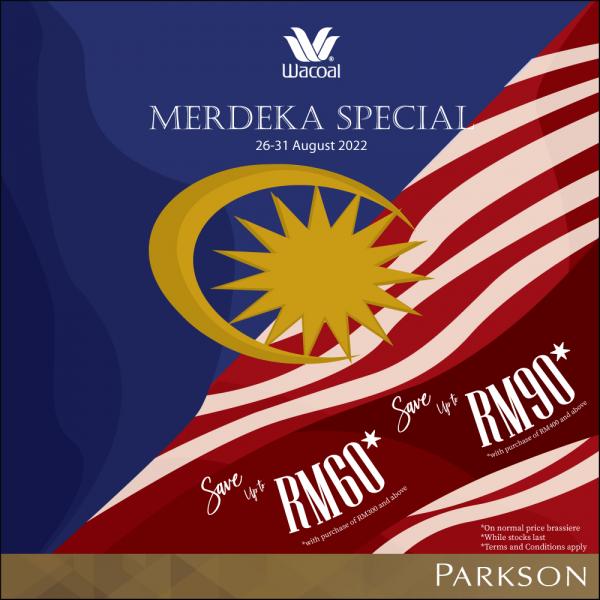 26-31 Aug 2022: Wacoal Merdeka Promotion at Parkson - EverydayOnSales.com