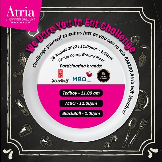 28 Aug 2022: We Dare you to Eat Challenge at Atria Shopping Gallery ...