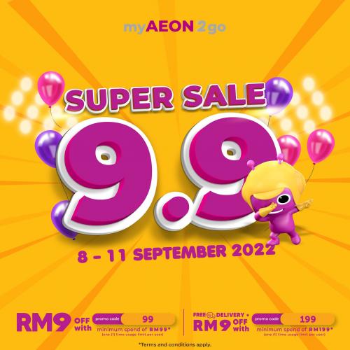 8-11 Sep 2022: AEON myAEON2go 9.9 Super Sale - EverydayOnSales.com
