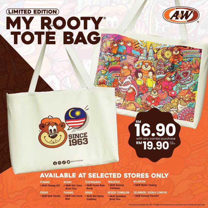 13 Sep 2022 Onward: A&W Malaysia Day My Rooty Tote Bag Deal ...