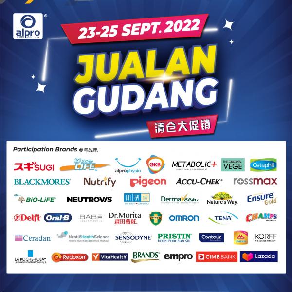 23-25 Sep 2022: Alpro Pharmacy Warehouse Sale - EverydayOnSales.com