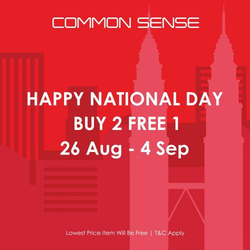 26 Aug-4 Sep 2022: Common Sense Merdeka Sale at Queensbay Mall ...