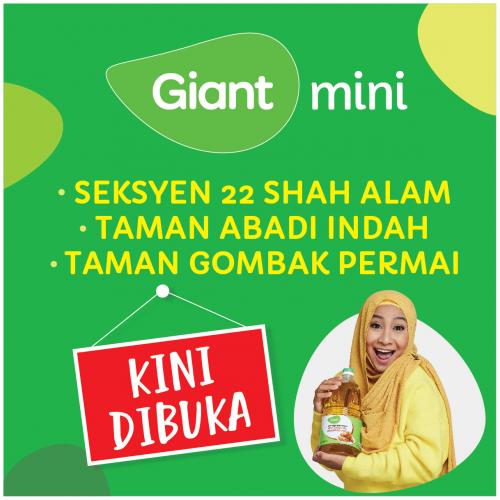 2-6 Sep 2022: Giant Mini 3 Stores Opening Promotion - EverydayOnSales.com