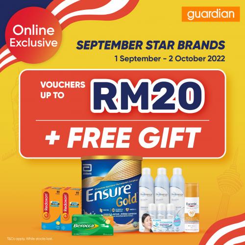 1 Sep-2 Oct 2022: Guardian Online September Star Brands Voucher ...