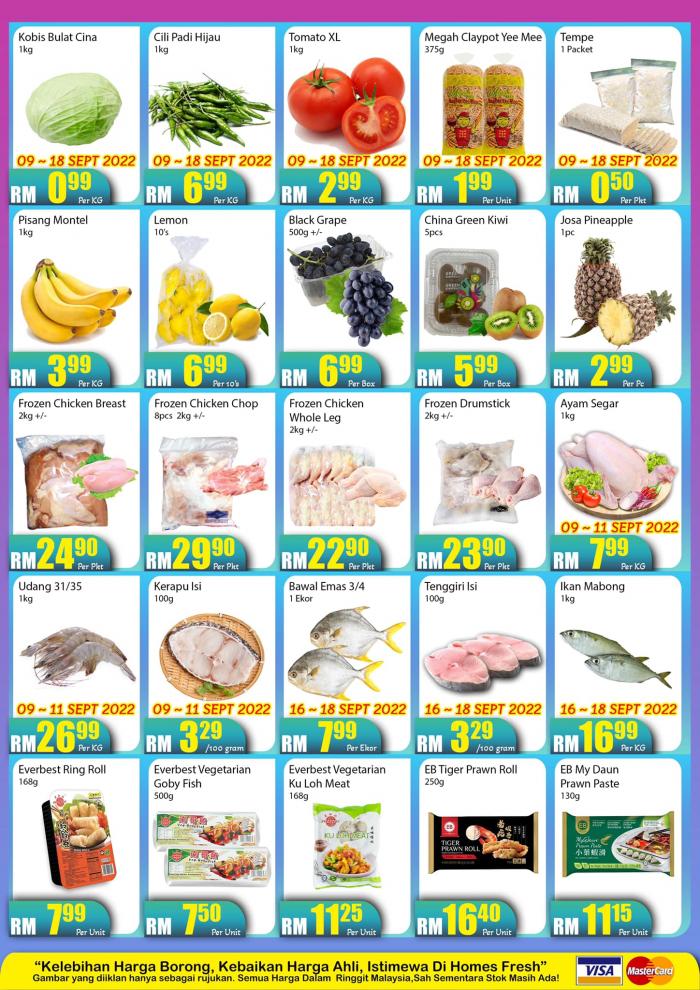 9-25 Sep 2022: Homes Fresh Grocer Opening Promotion at Kajang Prima ...