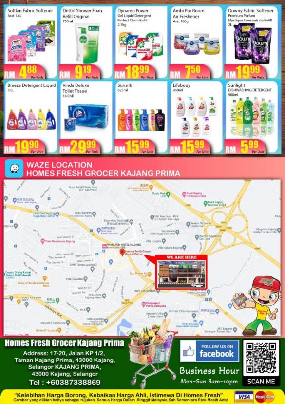 9-25 Sep 2022: Homes Fresh Grocer Opening Promotion at Kajang Prima - EverydayOnSales.com