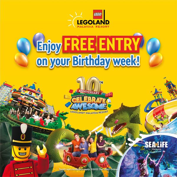 8 Sep 2022 Onward: LEGOLAND 10th Year Anniversary Promo ...