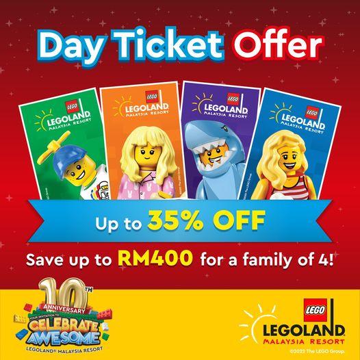 Now till 16 Sep 2022: LEGOLAND Day Ticket Promotion - EverydayOnSales.com