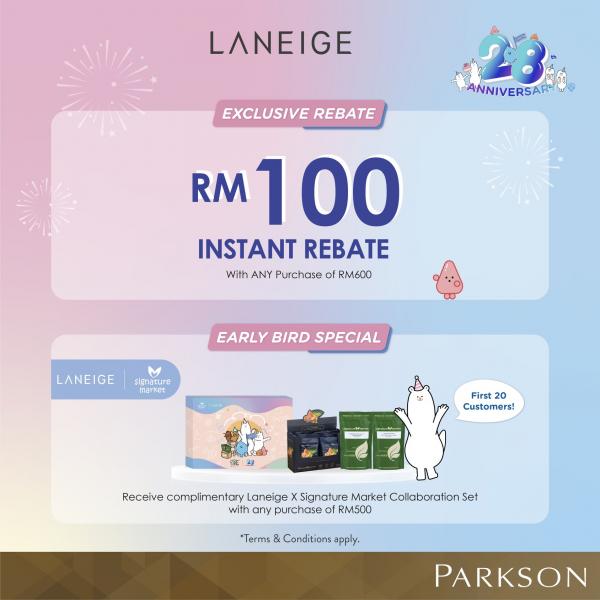 12-18 Sep 2022: Laneige 28th Anniversary Sale at Parkson - EverydayOnSales.com