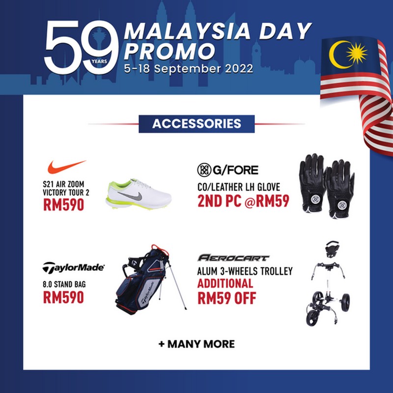 Now till 18 Sep 2022: MST Golf Malaysia Day Promo - EverydayOnSales.com