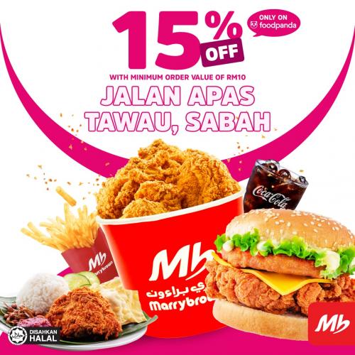 5 Sep 2022 Onward: Marrybrown Jalan Apas Tawau FoodPanda Opening ...