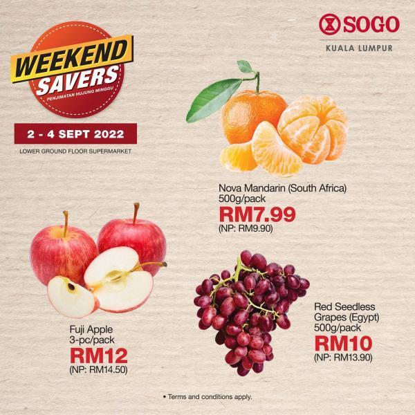 2-4 Sep 2022: SOGO Supermarket Weekend Savers Promotion ...