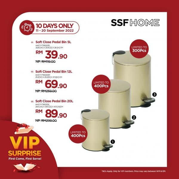 11-20 Sep 20222: SSF Home 4X VIP Surprise Sale - EverydayOnSales.com