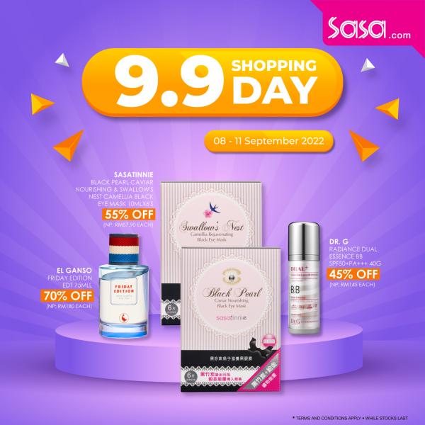 8-11 Sep 2022: SaSa Online 9.9 Sale - EverydayOnSales.com