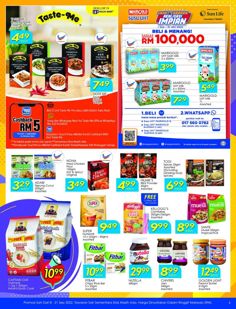 8-21 Sep 2022: TF Value-Mart Promotion Catalogue - EverydayOnSales.com
