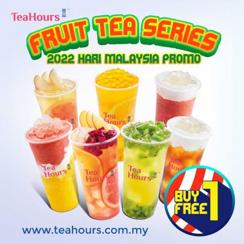 13 Sep 2022 Onward: TeaHours Fruit Tea Series Buy 1 Free 1 Malaysia Day ...