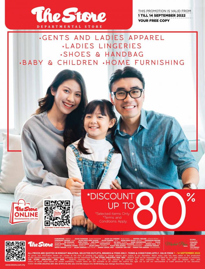 1-14 Sep 2022: The Store Promotion Catalogue - EverydayOnSales.com