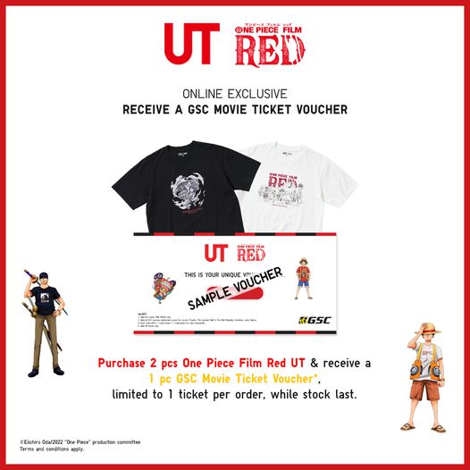 6 Sep 2022 Onward: Uniqlo One Piece Film: Red Special - EverydayOnSales.com