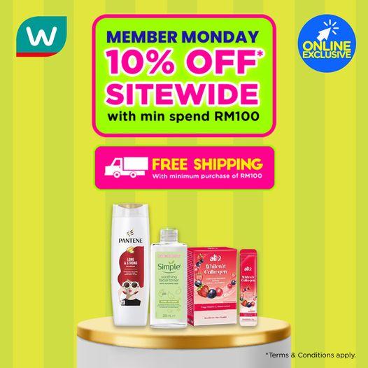 12 Sep 2022 Onward: Watsons Online Member Monday 10% OFF Promotion ...
