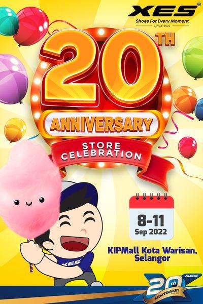 8-11 Sep 2022: XES Shoes 20th Anniversary Store Celebration Promotion ...