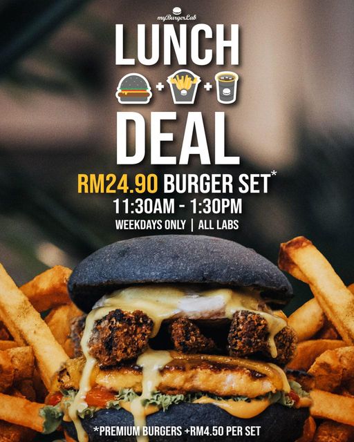 7 Sep 2022 Onward: myBurgerLab Lunch Set Special - EverydayOnSales.com