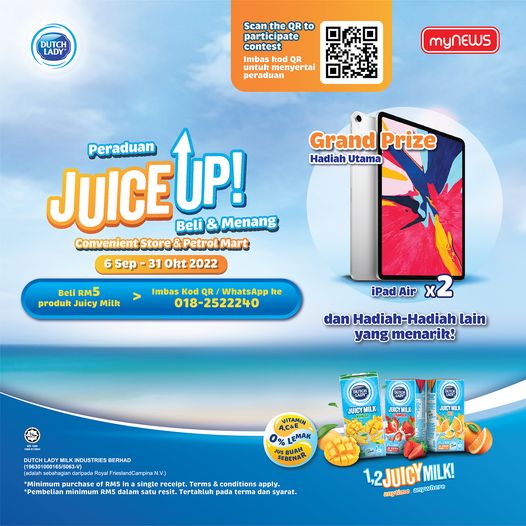 Now till 31 Oct 2022: myNEWS Dutch Lady Contest - EverydayOnSales.com