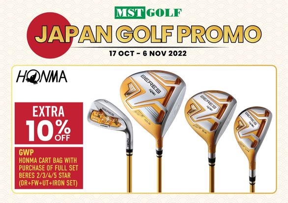 17 Oct-6 Nov 2022: MST Golf HONMA Golf Promotion - EverydayOnSales.com