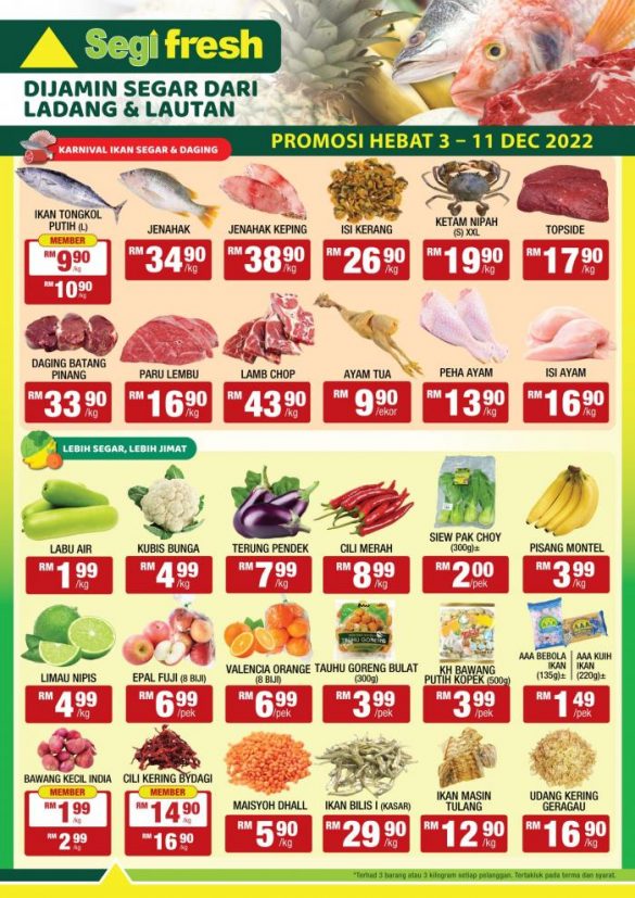 3-11 Dec 2022: Segi Fresh Special Promotion at Klebang ...