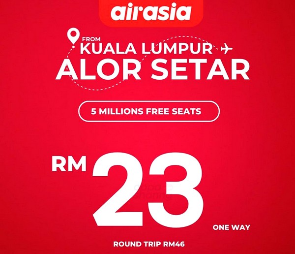 Now till 19 Feb 2023: AirAsia 5 Million FREE SEATS is Back! The Mega Sale! - EverydayOnSales.com