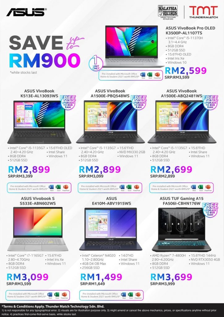 13 Feb 2023 Onward: TMT Asus Promo - EverydayOnSales.com