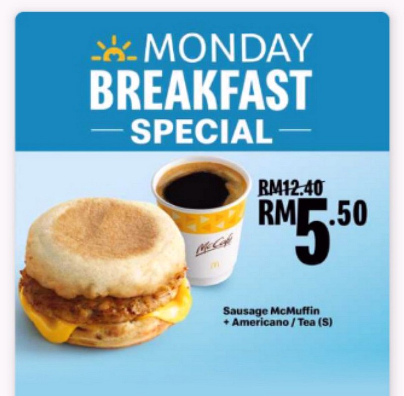6 Mar 2023 onward: McDonald's Monday Breakfast Promotion! As Low as RM5 ...